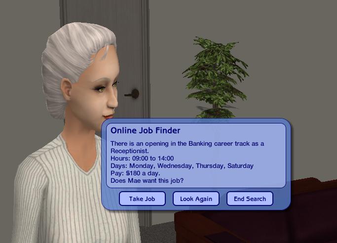 Mod The Sims - Banking Careers for Elders and Teens
