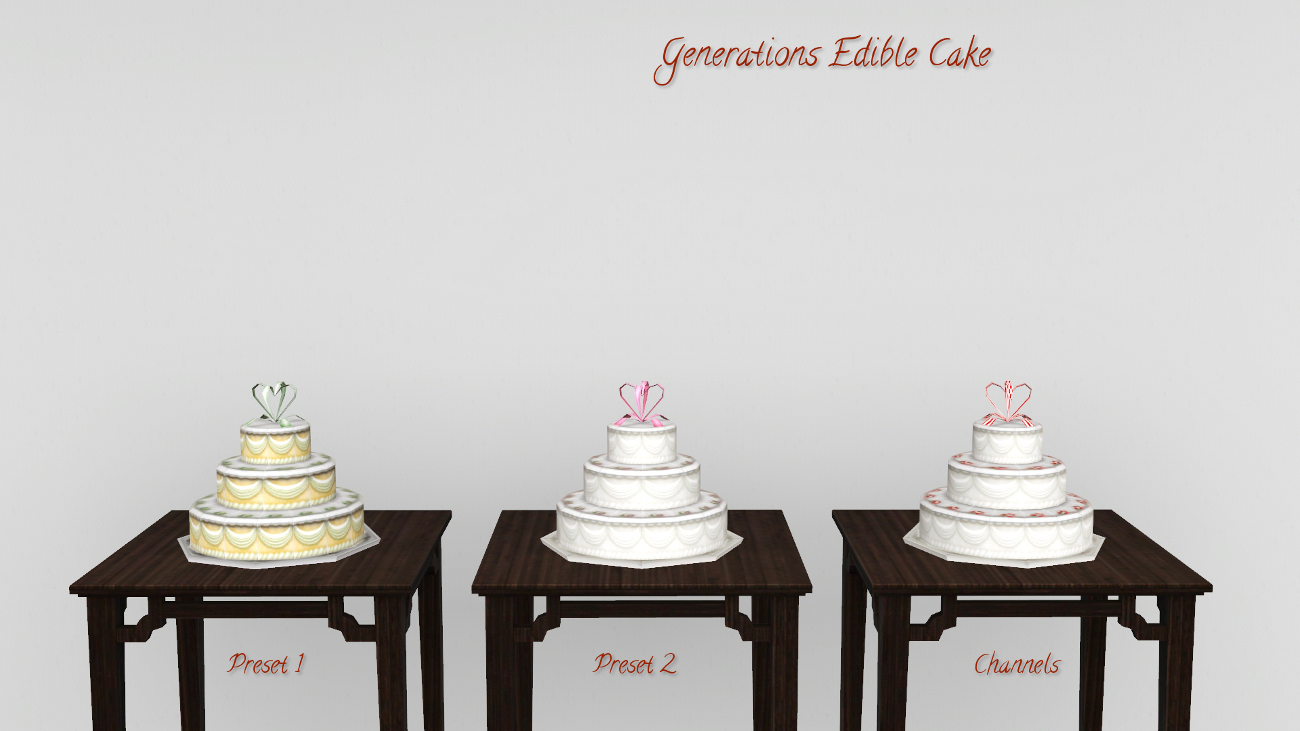 Mod The Sims - Dream Wedding - Cakes+