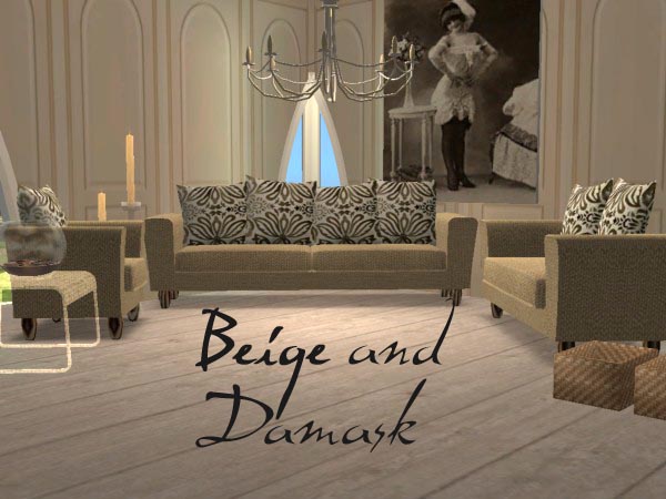 Mod The Sims - Two Recolors of Holy Simoly's Arizona Lounge Set