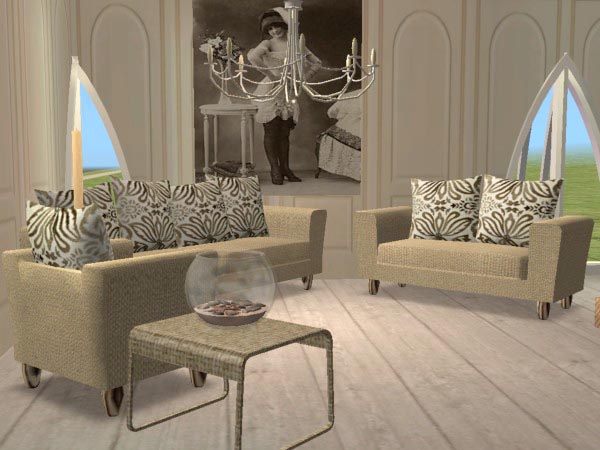 Mod The Sims - Two Recolors of Holy Simoly's Arizona Lounge Set