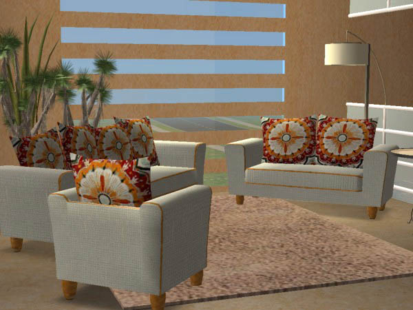 Mod The Sims - Two Recolors of Holy Simoly's Arizona Lounge Set