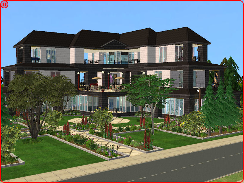 Mod The Sims - Luxery Omega Dorms No CC! (8 Dormrooms)