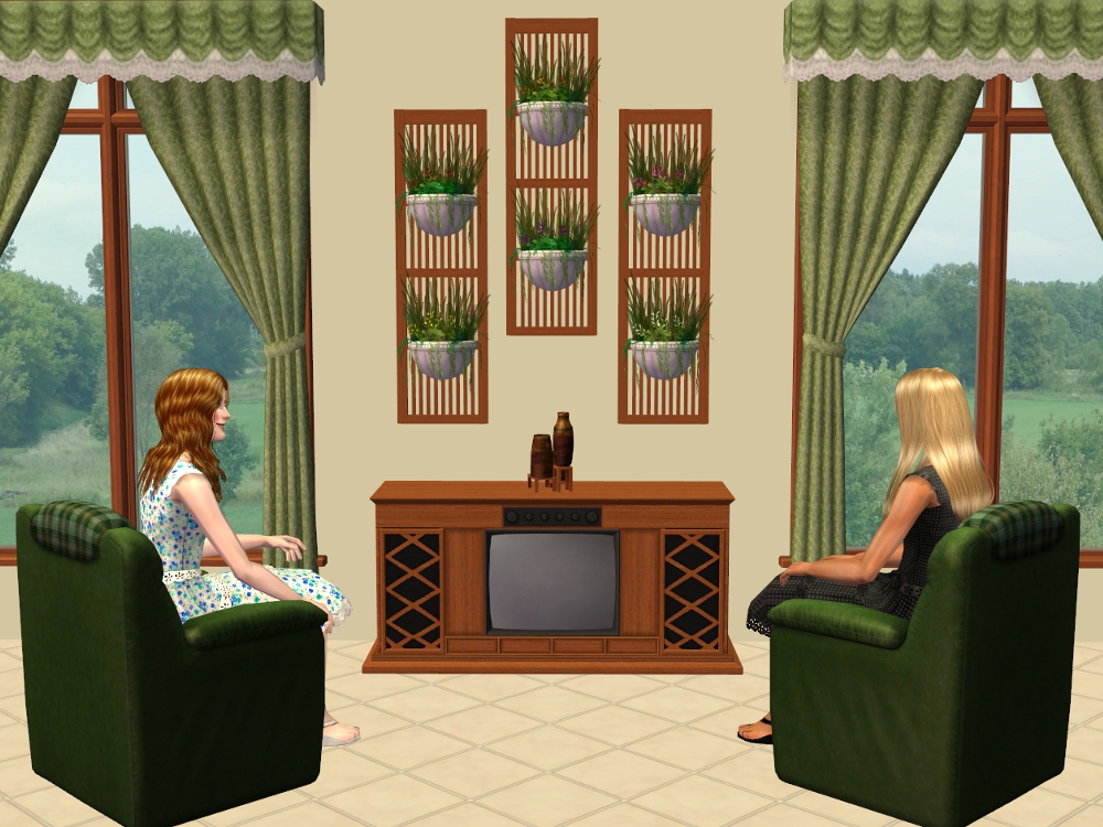 Mod The Sims - Free Time TV & Stereo Recolours