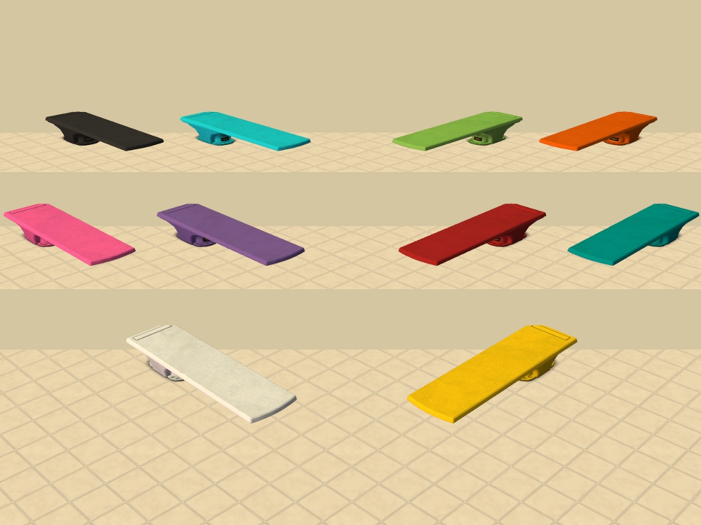 Mod The Sims - Pool Equipment Recolours