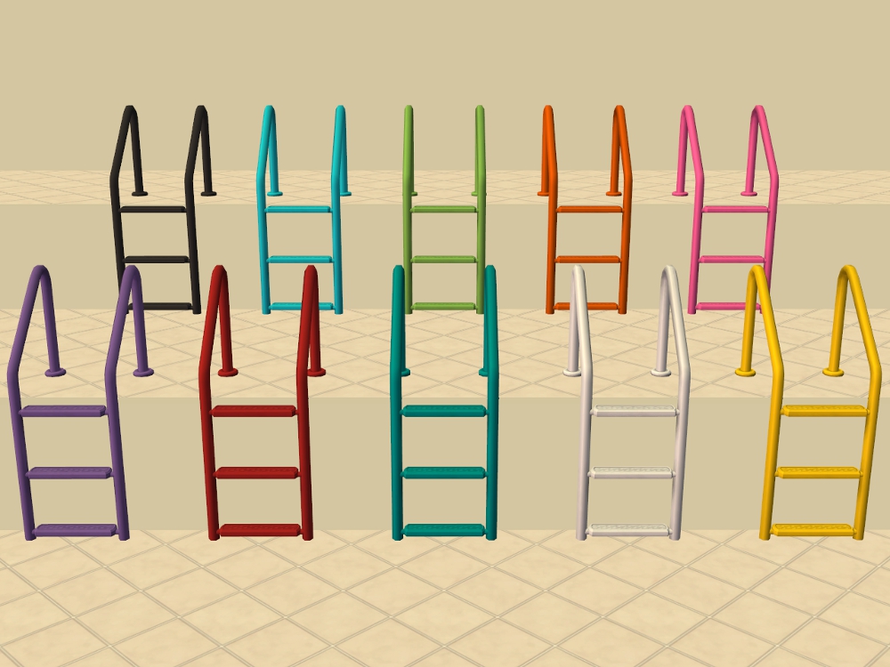 Mod The Sims - Pool Equipment Recolours