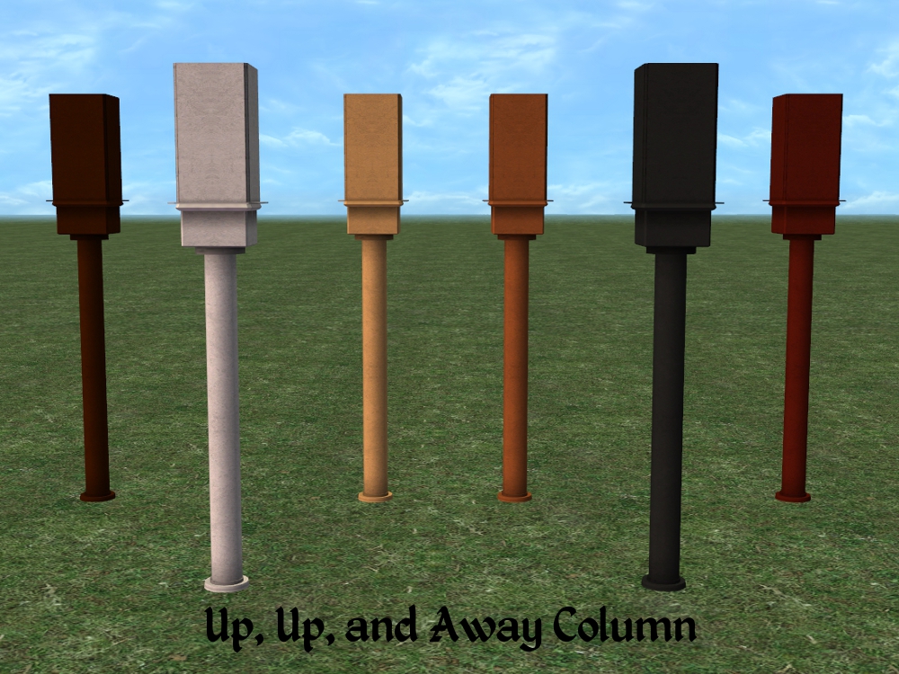 Mod The Sims - Base Game Columns Recoloured.