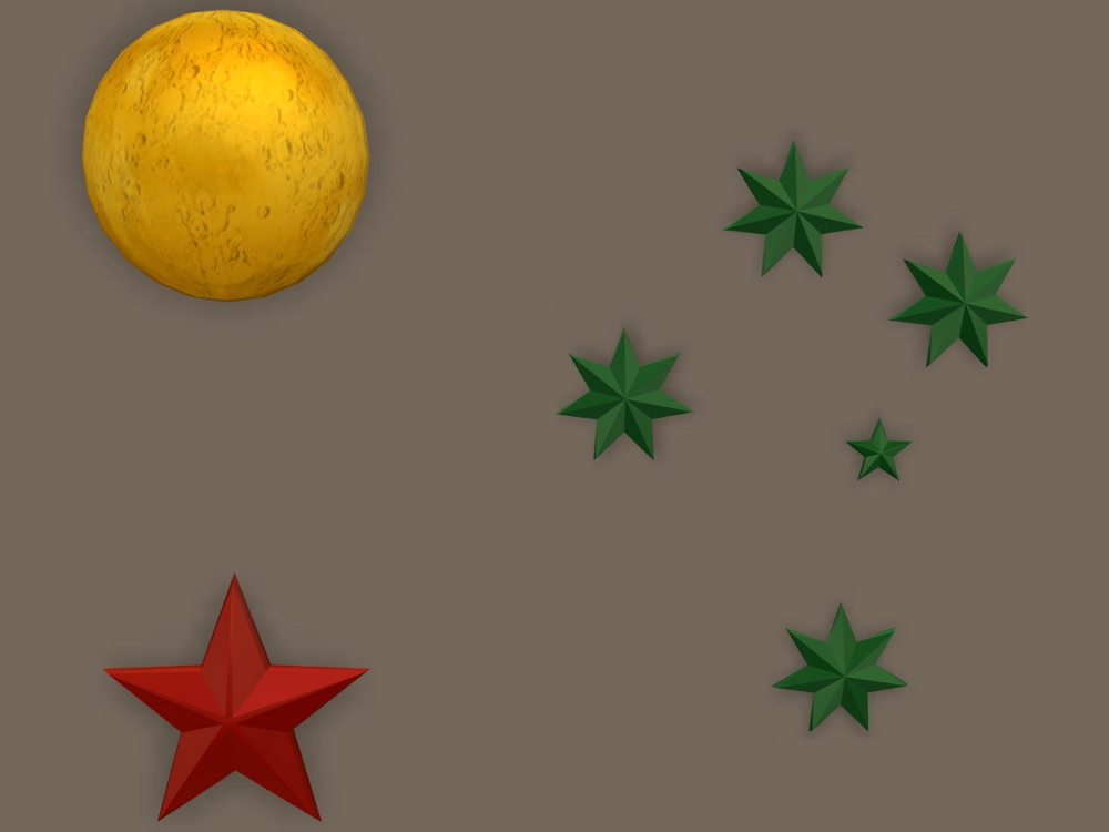 Mod The Sims - Southern Cross and Moon Wall Hangings
