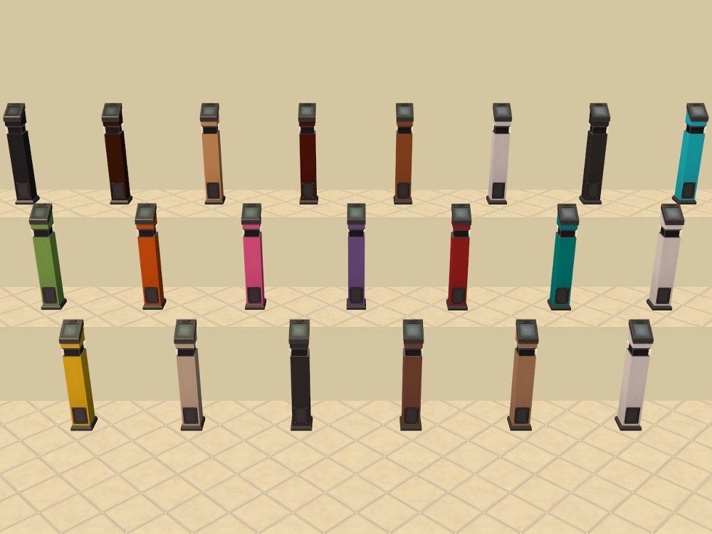 Mod The Sims - Electrono-Ticket Machine Recolours