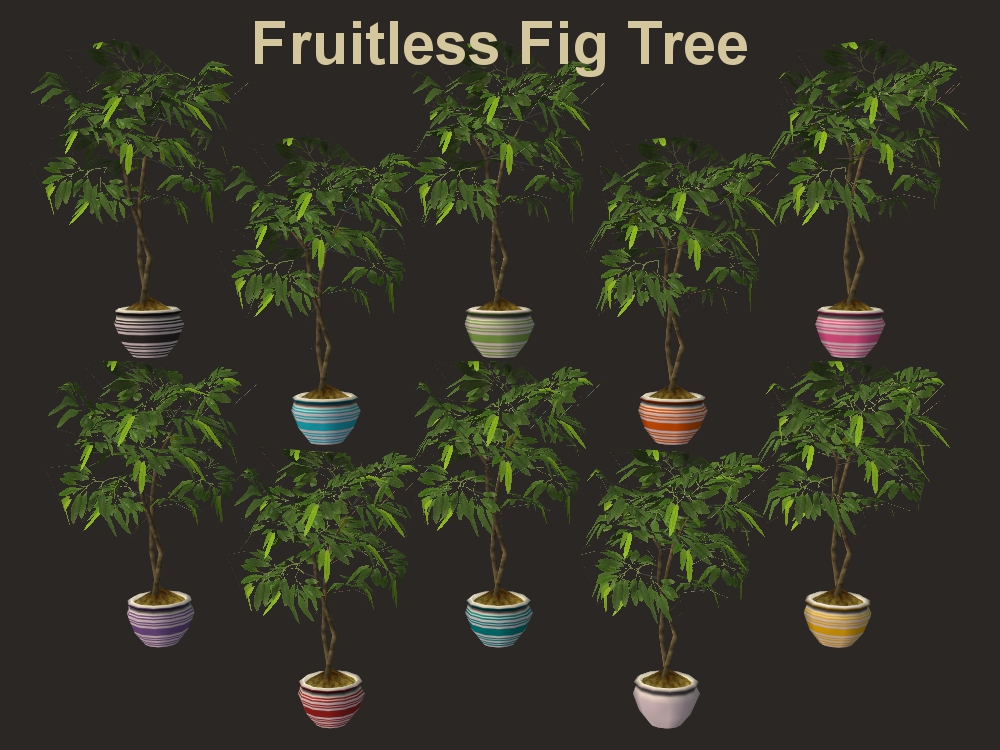 Mod The Sims - Base Game Plant Recolours - Part 2