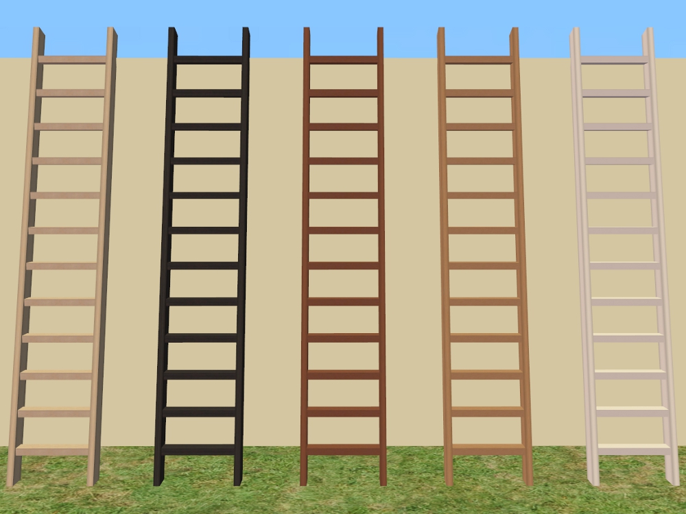 Mod The Sims - Marvine's Animated Ladder Recolours