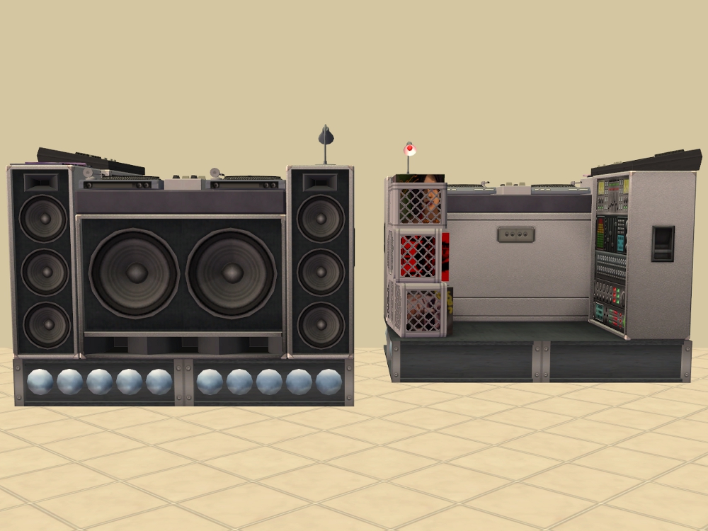 Mod The Sims - NL Professional DJ Booth Recolours