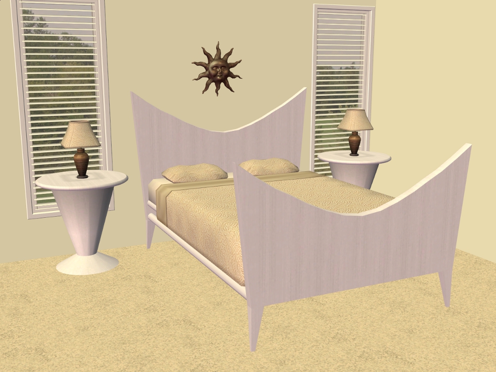 Mod The Sims - CTNutmegger's Art Deco Bed Set Recolours