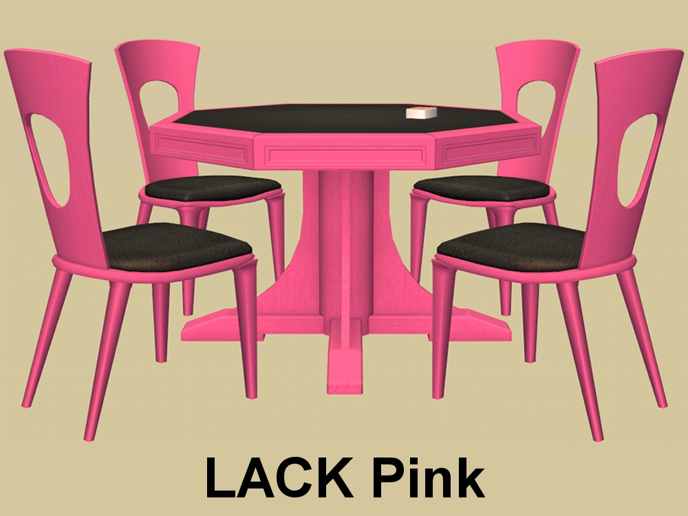 Mod The Sims - Card Table and Chair Recolours