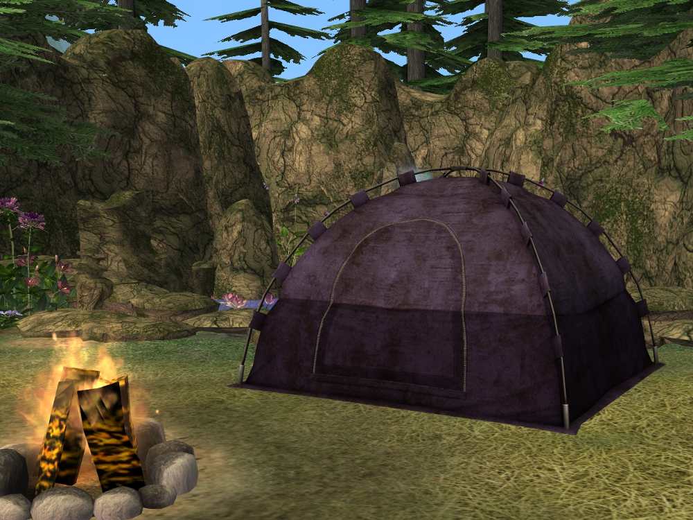 Mod The Sims - Traveler's Action Tent Grunge Recolours