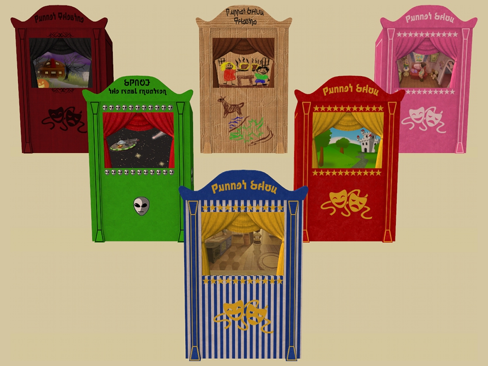 Mod The Sims - Puppet Show Theatre Recolours