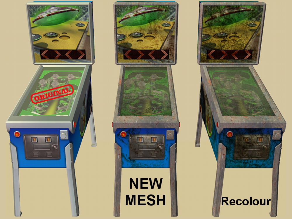 Mod The Sims - Grunge Pinball Machines