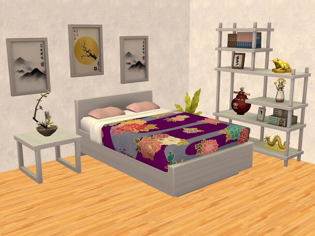 Mod The Sims - TS4-TS2 Snowy Escape Beds and Bedding