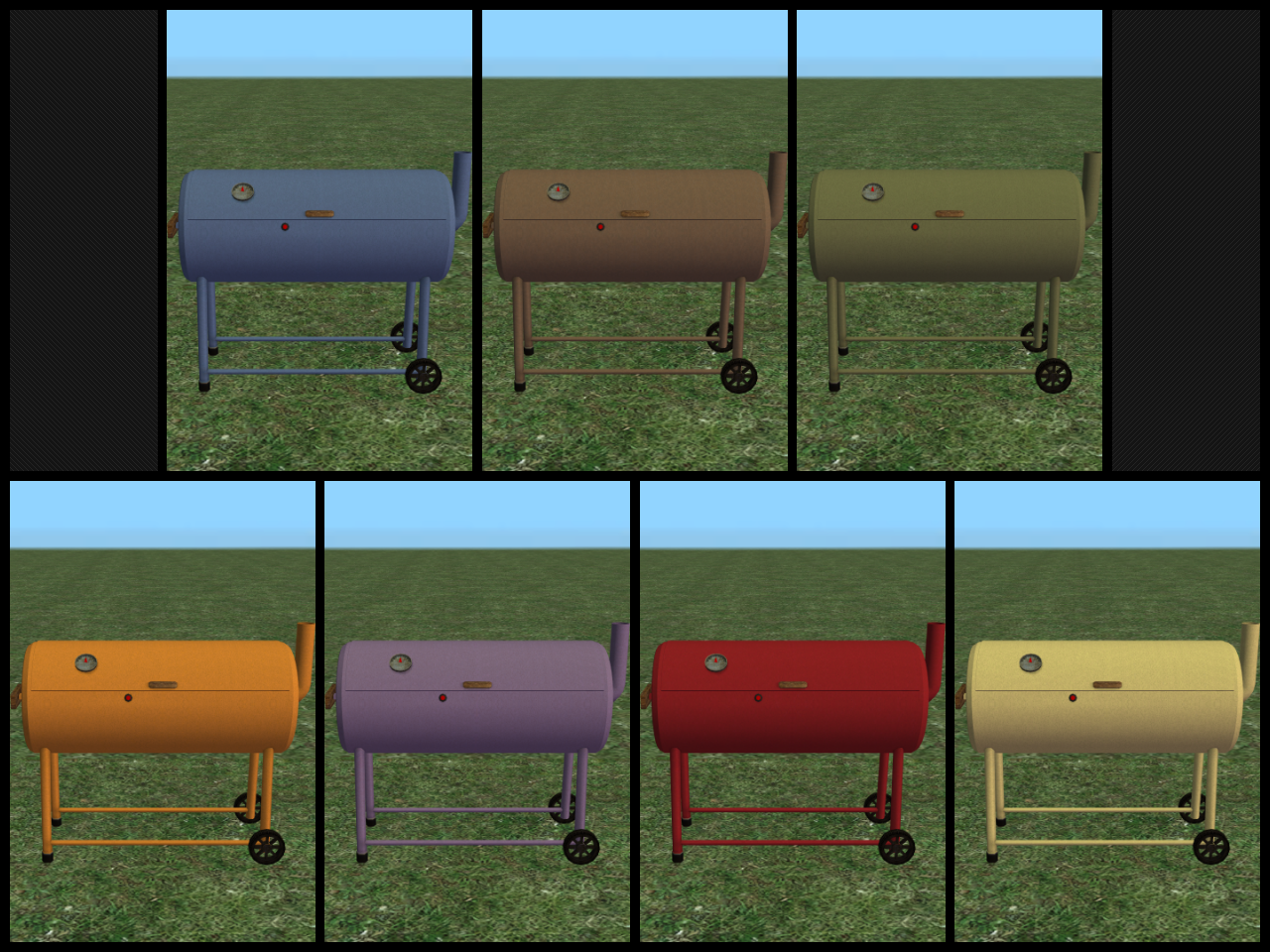 Mod The Sims - Rocket Heifer Barbeque Recolours