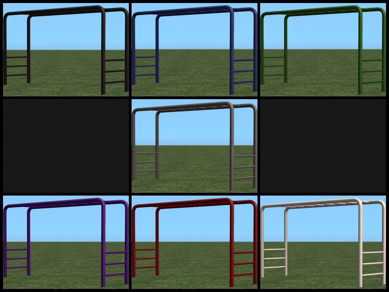 Mod The Sims - Recreation Objects in GOTH Colours