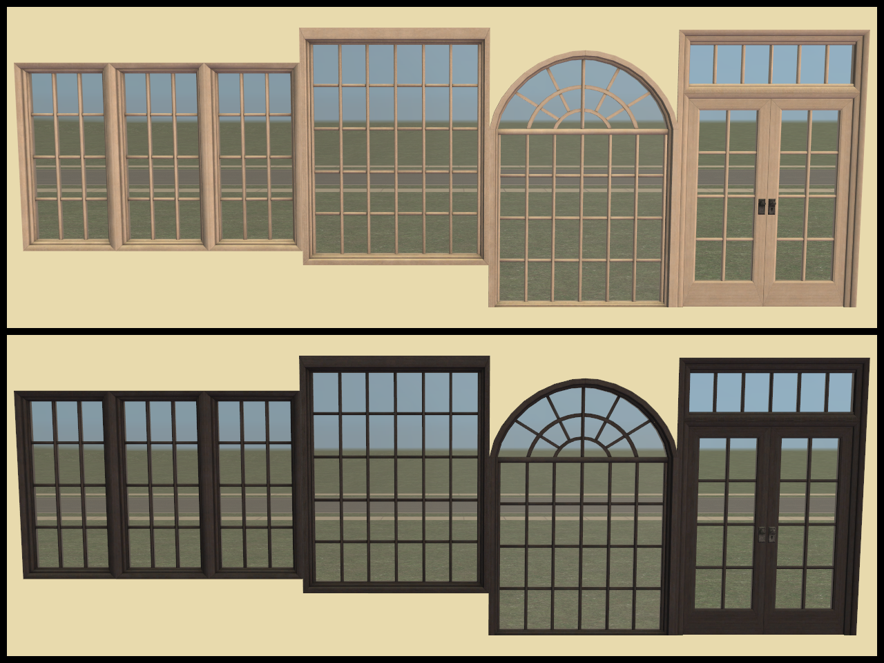 Mod The Sims - mistyfluff's 3t2 Supernatural Priorities Windows & Door ...