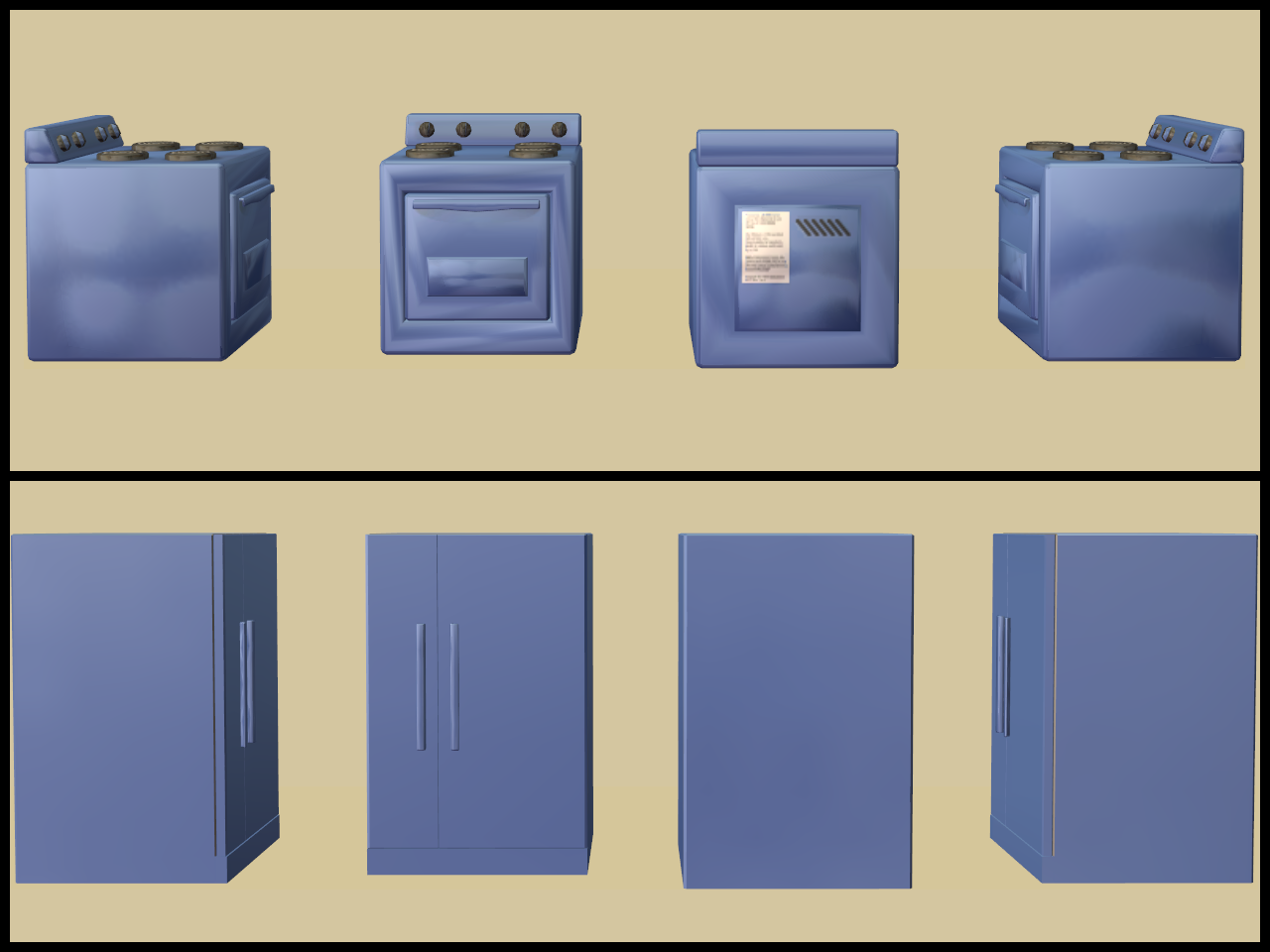 Mod The Sims - Rip Co Little Baker Oven Recolours