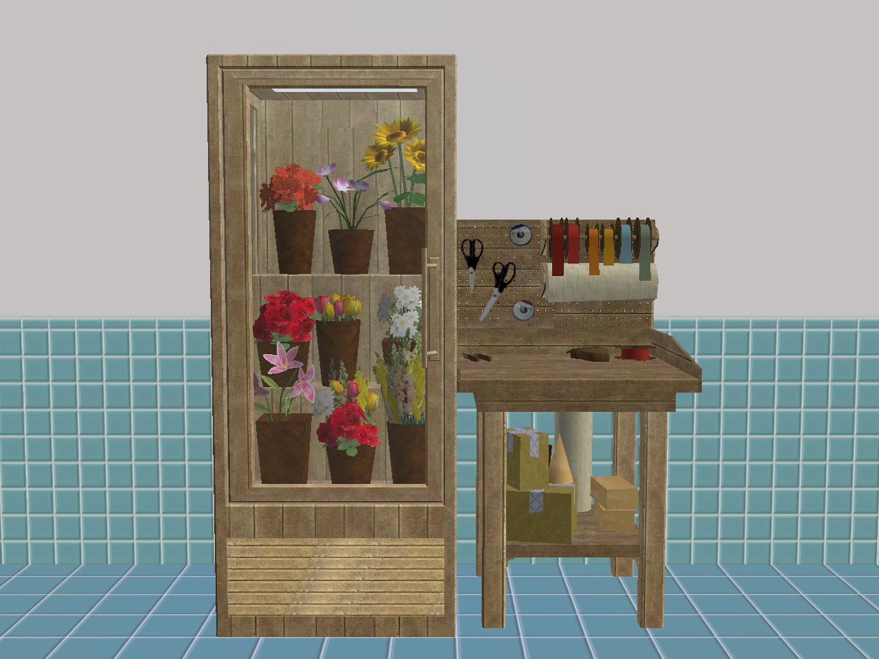 Mod The Sims - Open for Business Craft/Work Stations - recolour