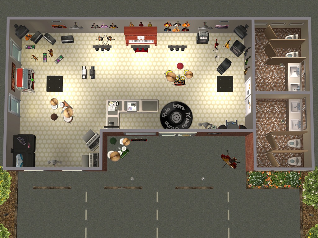 Mod The Sims - The Sims Music Store