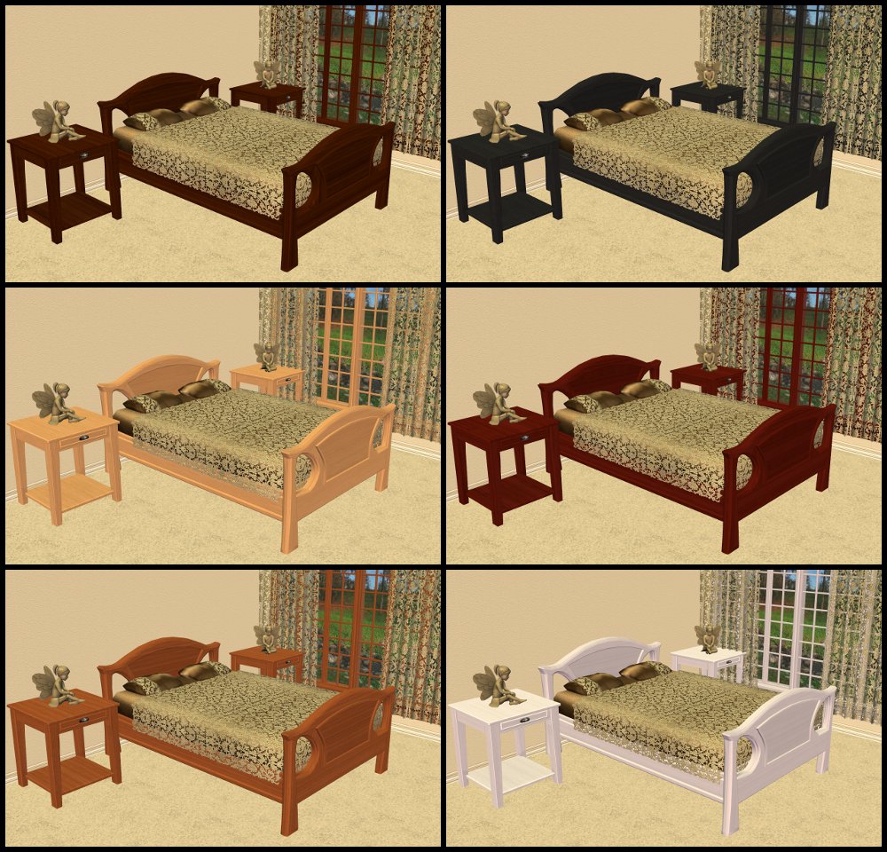 Mod The Sims - Base Game Double Beds