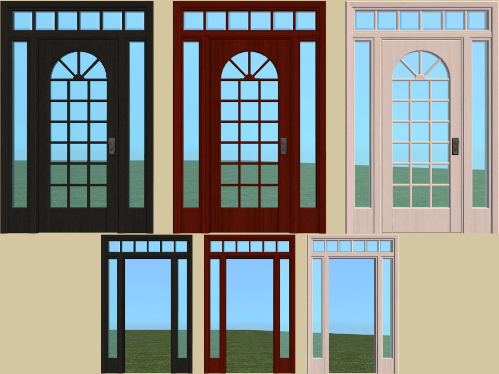 Mod The Sims - Base Game Double Doors - Part 2