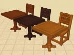 Mod The Sims - 3 "La Table" Square Dining Table Recolours.