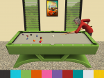Mod The Sims - AP's TS3 Modern Pool Table Recolours
