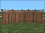 Mod The Sims - amovitam's Redwood Fence and Gate Recolours