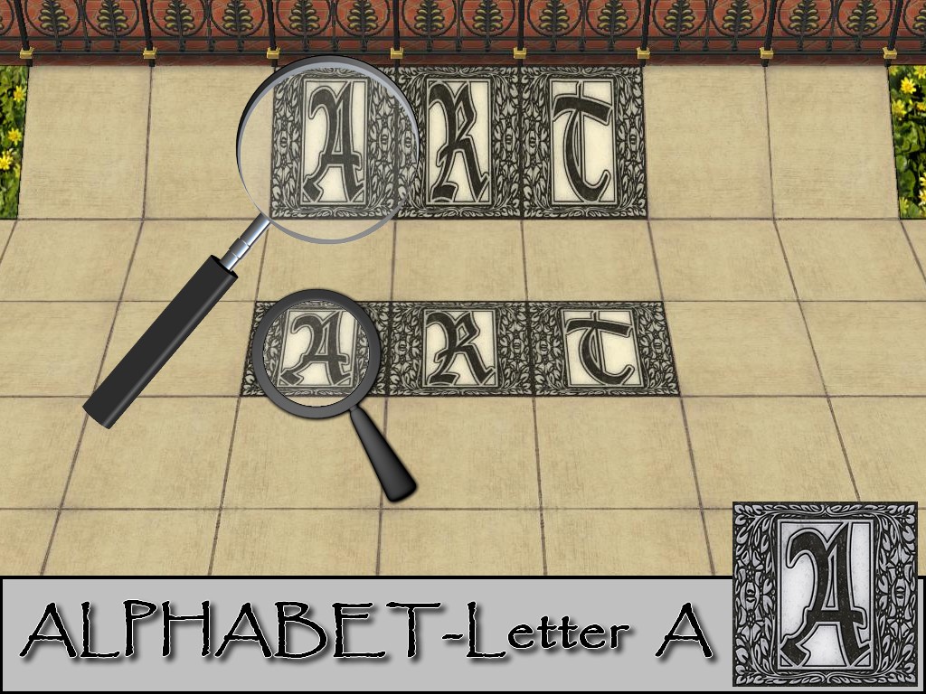Mod The Sims - Alphabet