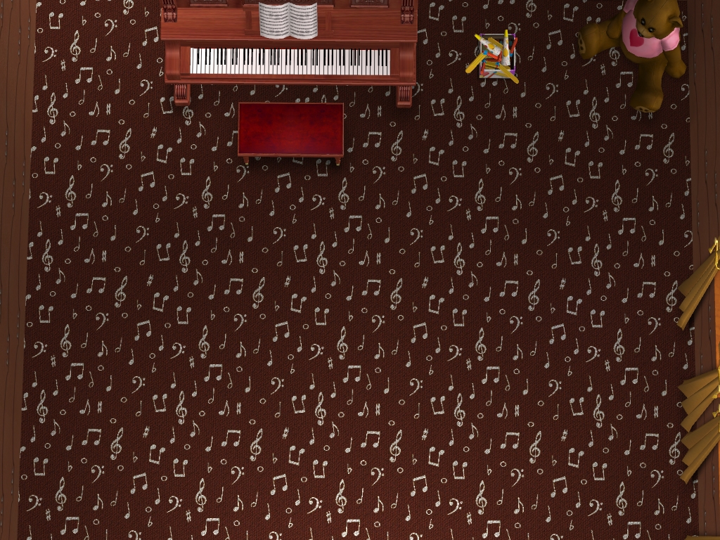 Mod The Sims - Musical Notes-Carpet Set