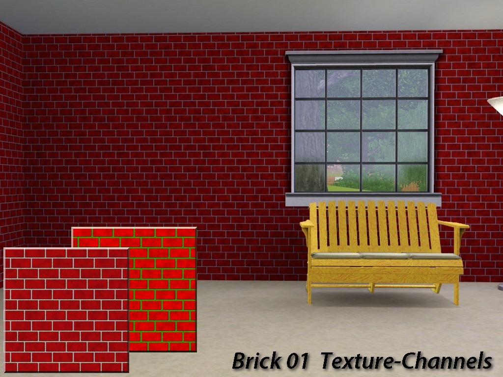 Mod The Sims - TS3-Brick Patterns