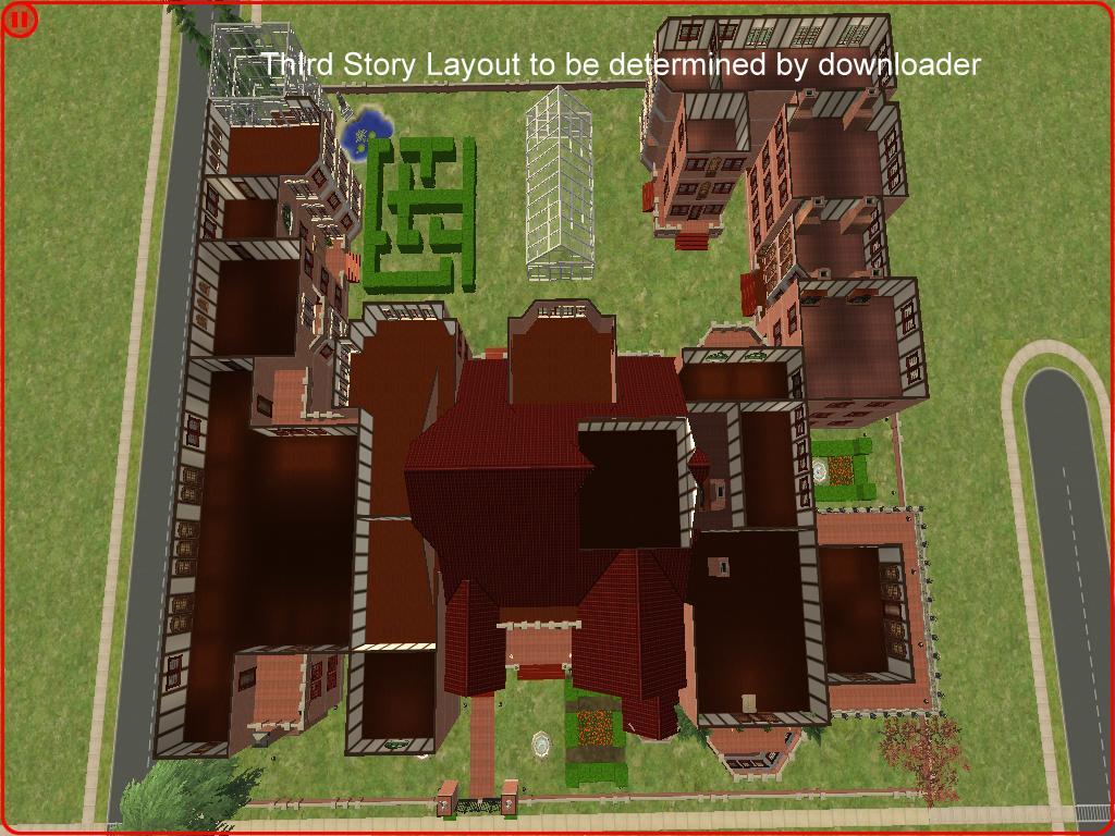 Mod The Sims - Rose Red by Kerri- A Mansion of Luxury ! No Custom Content