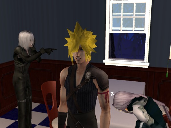 Mod The Sims - "Perfect" Cloud Strife Hair Mesh Recolor **Updated ...