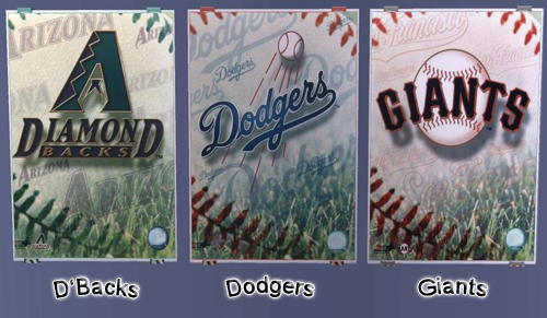 Mod The Sims - MLB Baseball's 30 Team Posters!