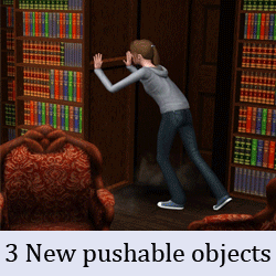 Mod The Sims - 3 New pushable tomb objects