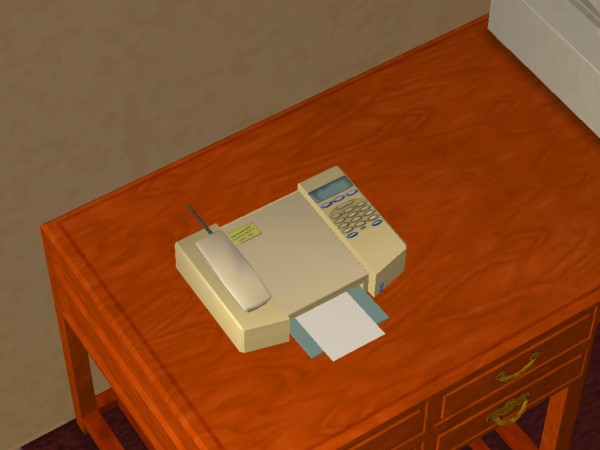Mod The Sims - Recolor of Workable FaxScanner