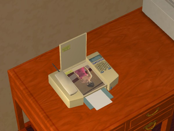Mod The Sims - Recolor of Workable FaxScanner