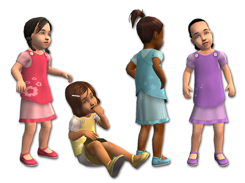 Mod The Sims - Crossover Smocks