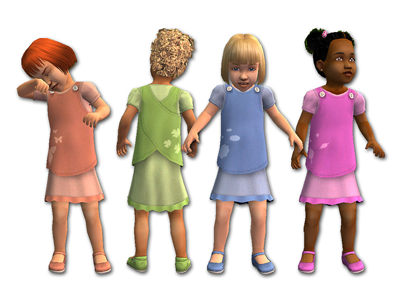 Mod The Sims - Crossover Smocks