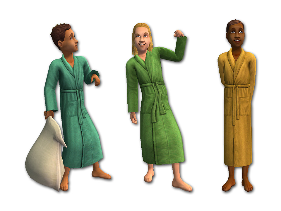 Mod The Sims - A Bundle of Bathrobes