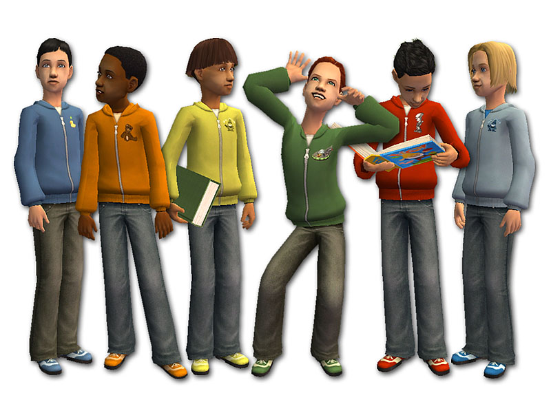 Mod The Sims - Back-to-School Collection for Kids