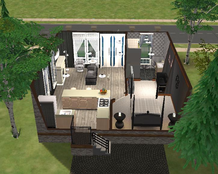 Mod The Sims - Modern Forest Get-Away - No CC
