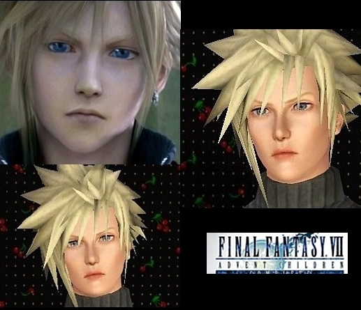 Mod The Sims - Cloud from Final Fantasy 7