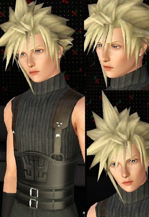 Mod The Sims - Cloud from Final Fantasy 7