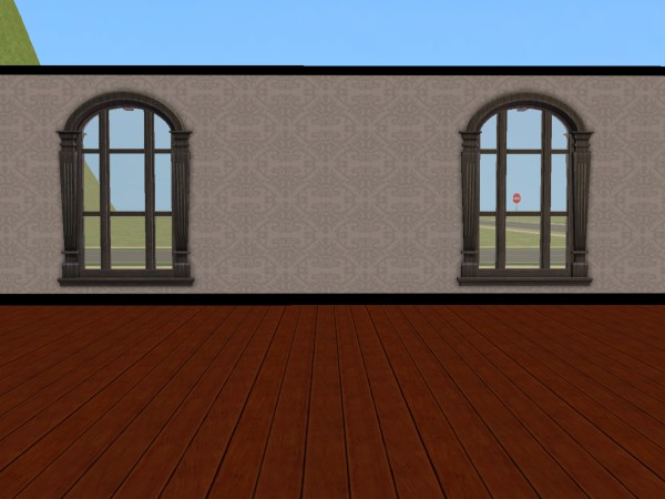 Mod The Sims - Gothic Styled walls with Black Trim