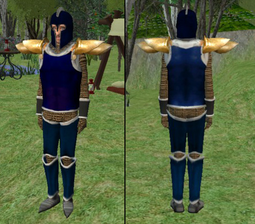 Mod The Sims - Warrior Armor and Helmets!